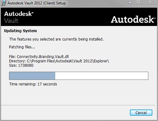 Error 1328 on Vault 2012 Update 1: Error Applying Patch to File - Techyv.com